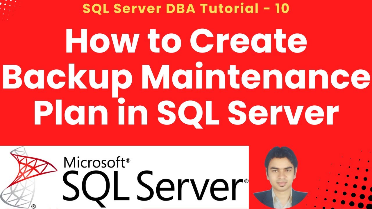 How to Create Backup Maintenance Plan in SQL Server #sql #sqlserver #sqlservermanagementstudio