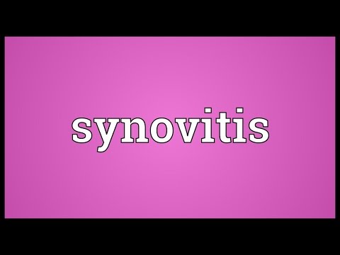 Synovitis Meaning