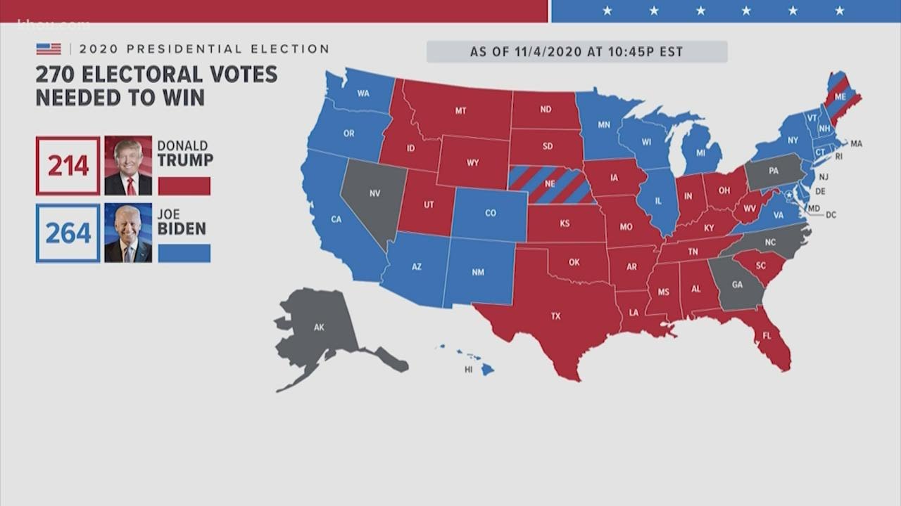 Joe Biden nears 270: Where the electoral vote stands Thursday morning