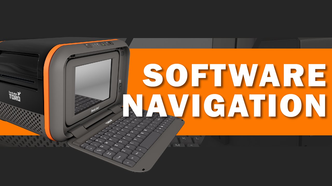 DuraLabel Toro Software Navigation