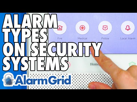 Different Alarm Types on Security Systems