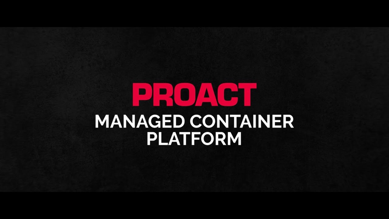 Managed Container Platform from Proact and Conoa