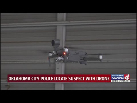 Oklahoma City police locate suspect with drone, a first for the department