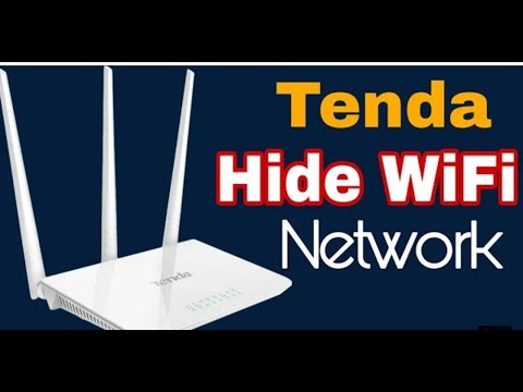 How to Hide Tenda WiFi Network Name easily? Disabling the SSID Broadcast. & How to connect Again.