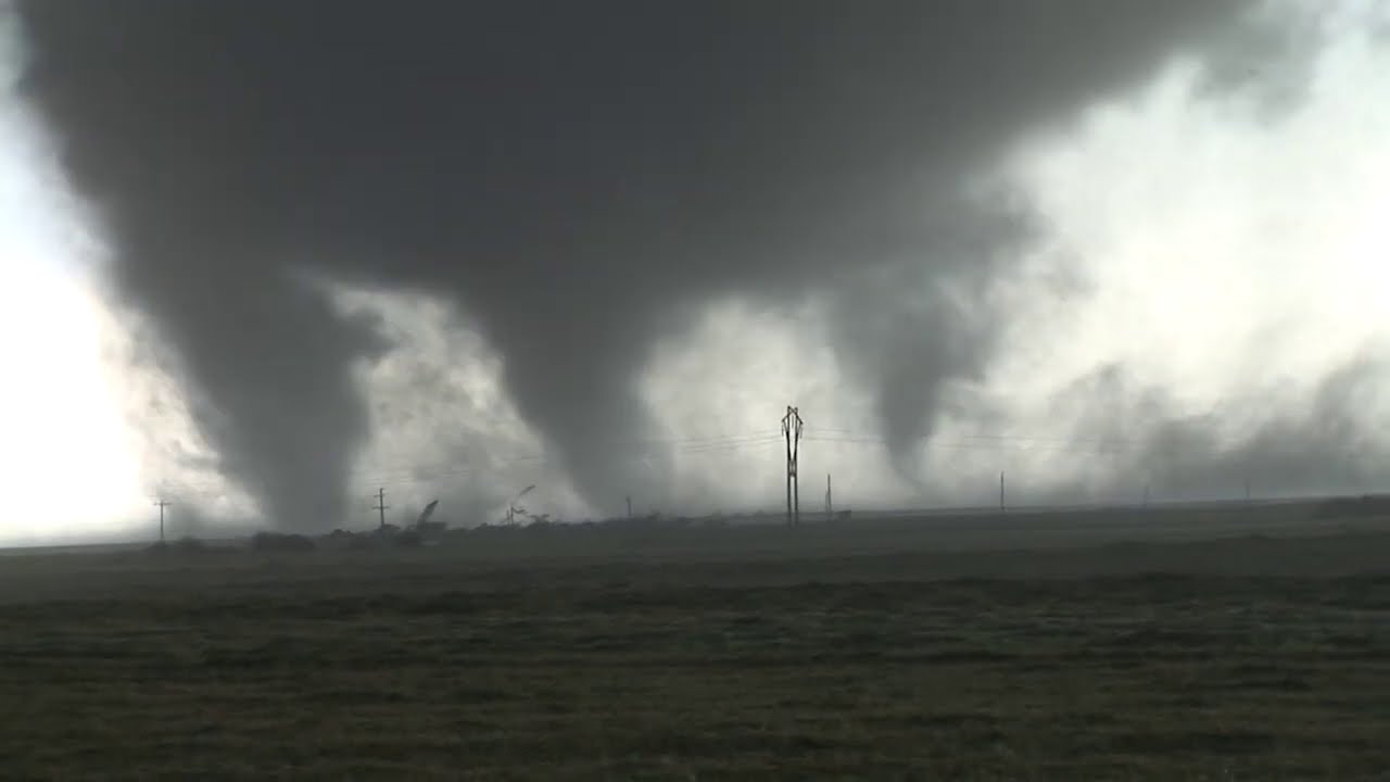 TOP MULTIPLE-VORTEX TORNADO intercepts from close-range, TEAM DOMINATOR