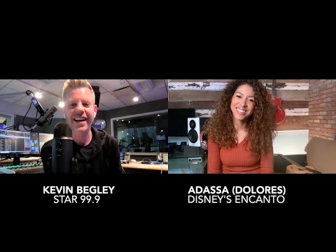 Adassa The Voice of Dolores in Disney's Encanto TALKS ABOUT BRUNO With Kevin Begley