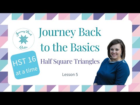 Half Square Triangles 16 at a time