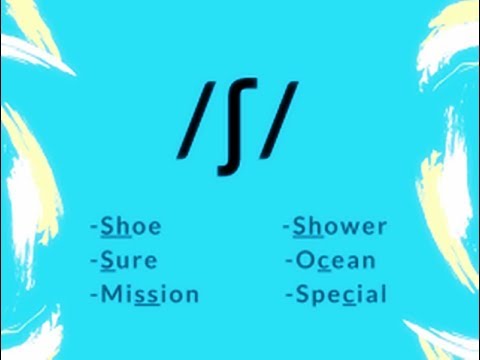 /ʃ/ sh IPA Phoneme English Pronunciation Lesson