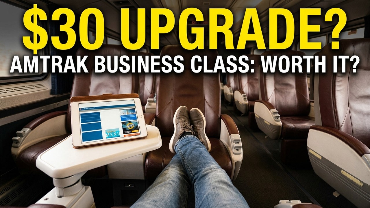 Business Class on Amtrak review