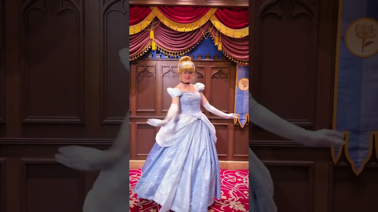 Shoes? She knows!💎✨ #disneyland #cinderella #disneyprincess