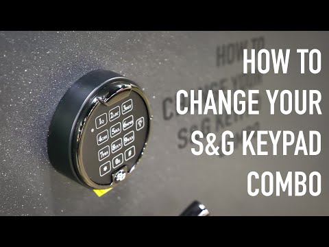 How-To Change Your S&G Keypad Combination | Gun Safe Keypad Combo Change