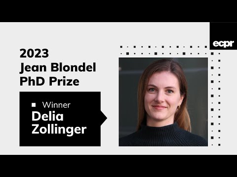 ECPR 2023 Jean Blondel PhD Prize