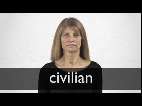 How to pronounce CIVILIAN in British English