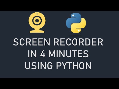 Record Screen using Python in less than 20 lines of code | OpenCV | PyAutoGUI