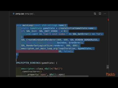 Learn Hands On WebAssembly for C Programmers Converting the Game to SDL | packtpub com - Mind Luster