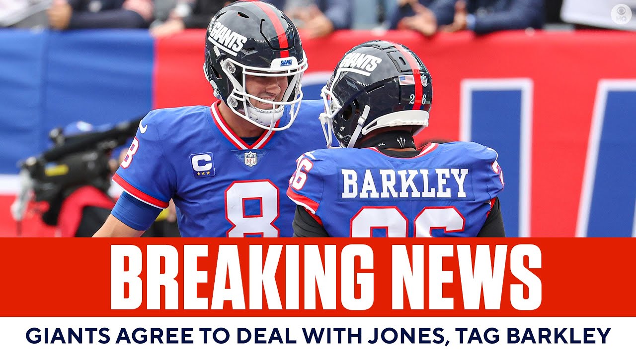 New York Giants agree to 4-year deal with Daniel Jones, tag Saquon Barkley | CBS Sports