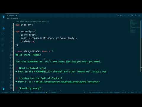 Discord Bot with Rust and Serenity - #3 Add Logic for Discord Bot