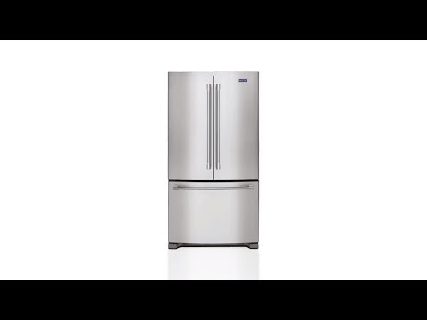 Maytag 25.2-cu ft 3-Door French Door Refrigerator with Ice Maker