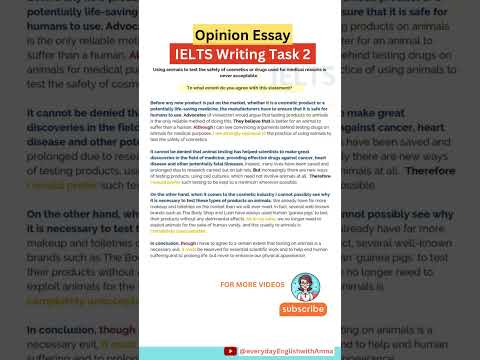 New IELTS Essay Writing Task 2 ideas????| IELTS General & Academic | #english #ielts #writing