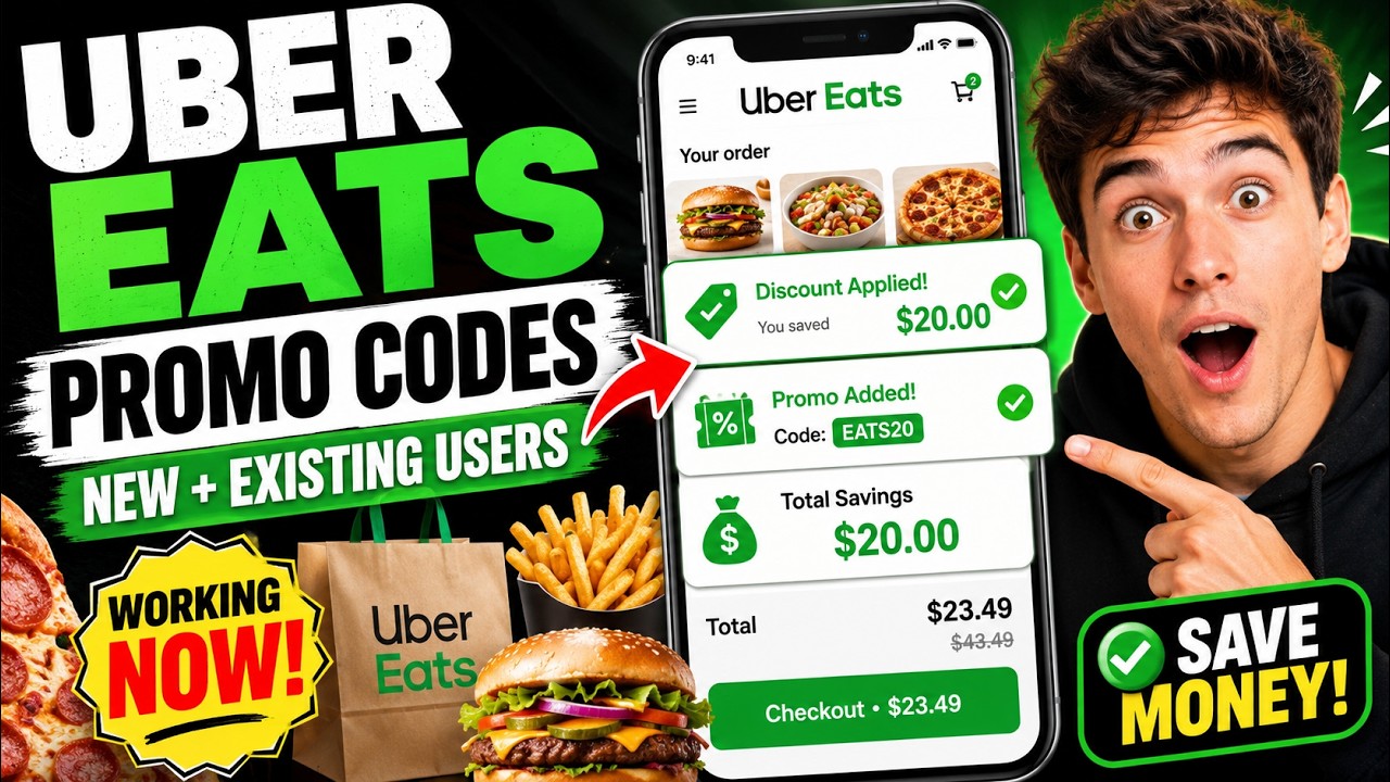 *NEW* Uber Eats Promo Codes for New & Existing Users ✅ $100 Uber Eats Discount Code 2026