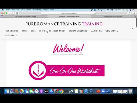 1.Pure Romance Training Website overview