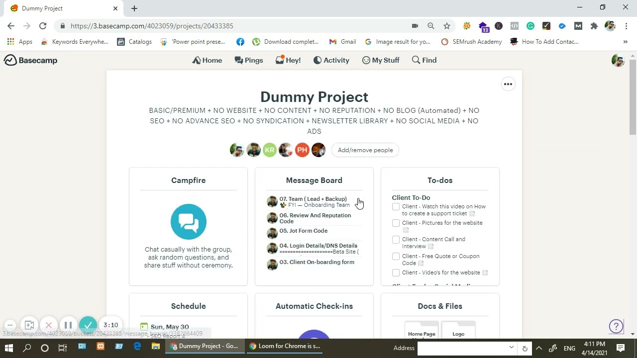 6. Message board feature in Basecamp | Basecamp Tutorial | Amin Shaikh