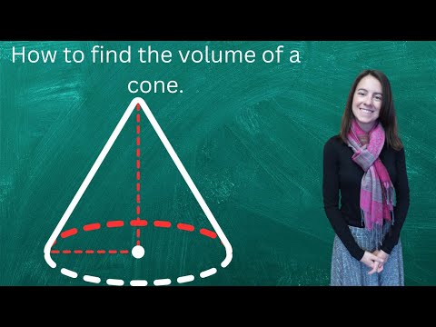 How to find the volume of a cone