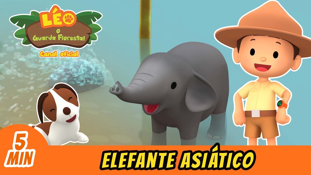 De Elefantes Asiáticos | Leo, O Guarda Florestal | Minisode | Animação