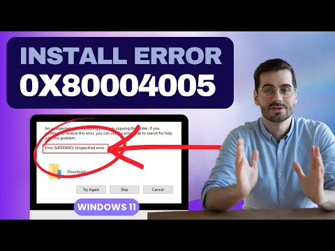 Windows 11 24H2 Install Error 0x80004005 Fix - 2025 Update!