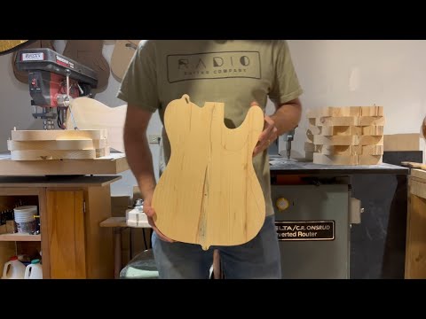 Customizable Pine Tele Body (#0007) B-BENDER AVAILABLE | Reverb