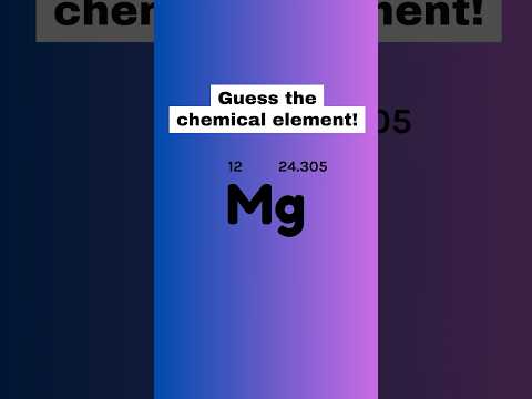 Guess the chemical element: âMgâ