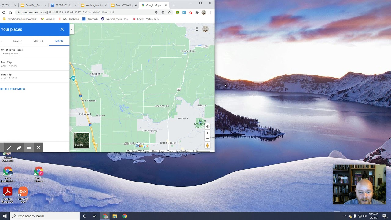 WA Trip: Making the map
