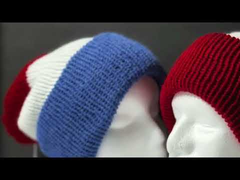 The Patriot - A Patriotic Handmade Red, White and Blue Knit Hat
