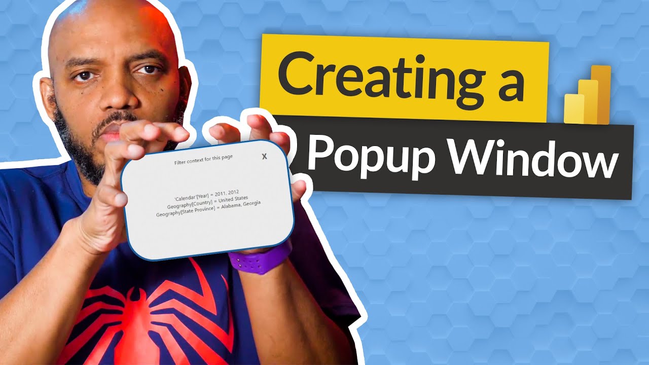 Create a Popup Window in Power BI
