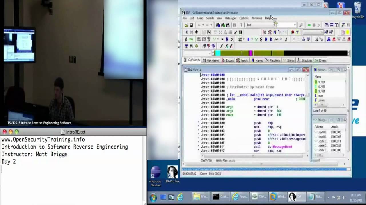 Day 2 Part 2: Intro to Software RE (Reverse Engineering)