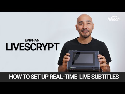 Easy Real-Time Transcription with Epiphan LiveScrypt | Live Subtitles for Events & Streaming