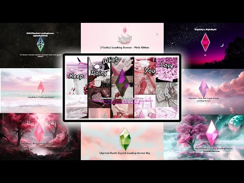 Sims 4 stunning loading screens!