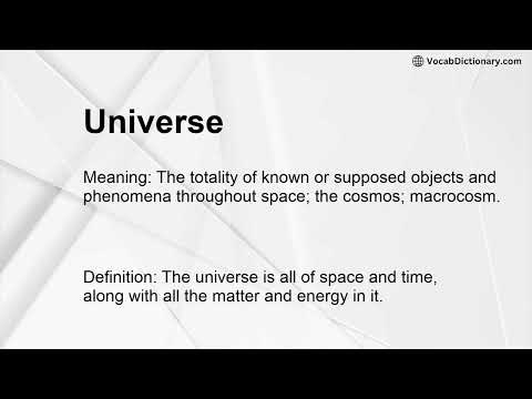 Universe Meaning