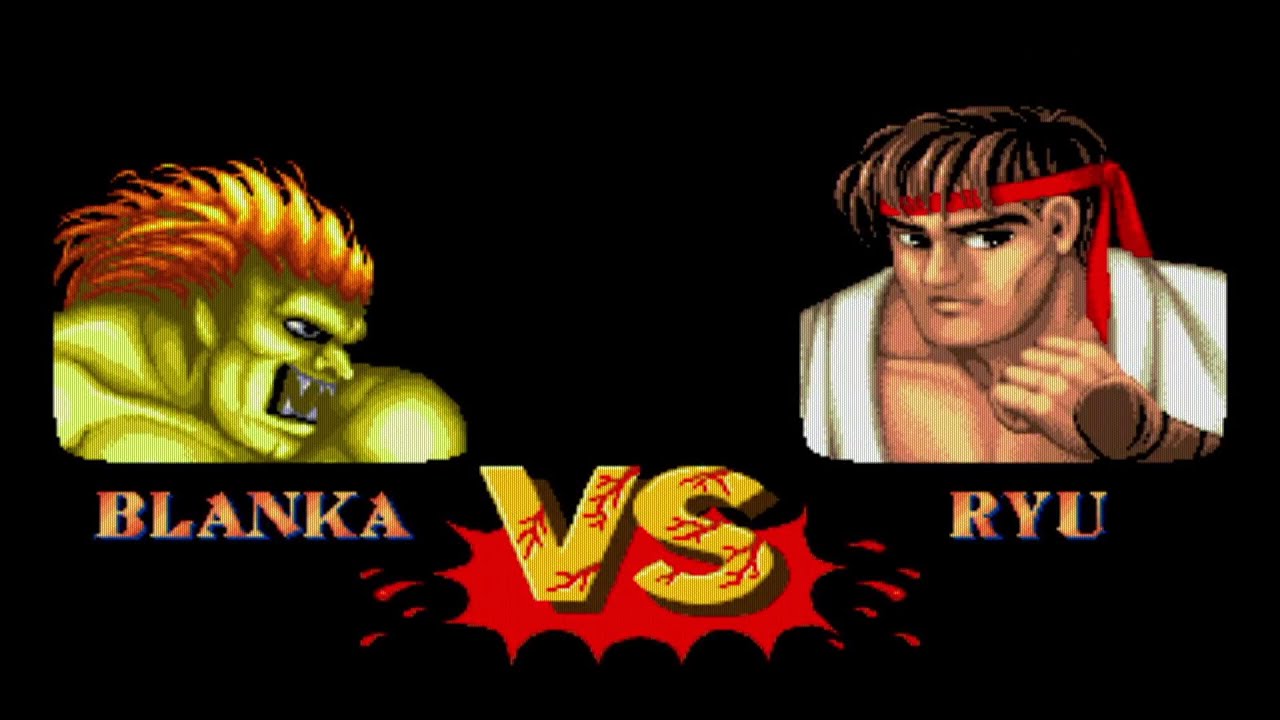 Blanka vs Ryu (Hardest) - Street Fighter II The World Warrior 1991