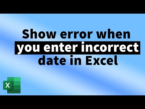 How to Restrict Excel from accepting a Different Date Format | Excel Tutorial | MiTutorials