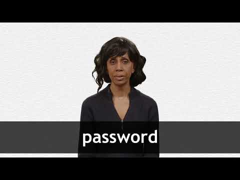 PASSWORD definition and meaning | Collins English Dictionary