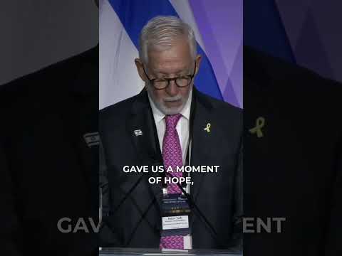 Haim Taib speaks at the Jerusalem Post Conference