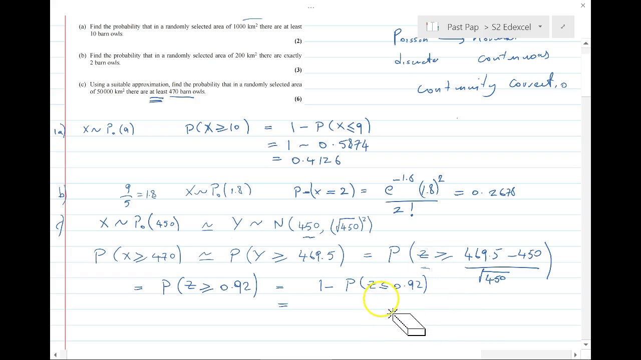 Edexcel S2 June 2015