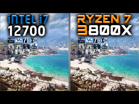 Intel i7 12700 vs Ryzen 7 3800X Benchmarks – 15 Tests 🔥