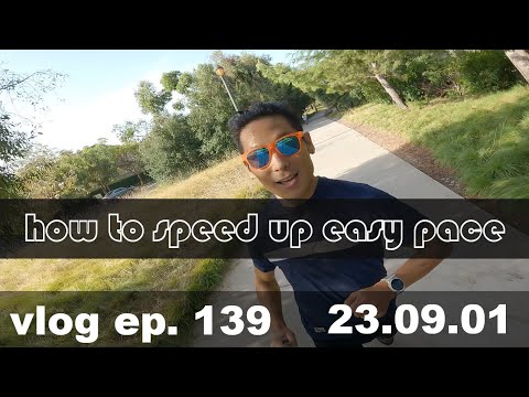 HOW TO SPEED UP EASY PACE FROM 11 MIN TO 9 MIN PER MILE - AHRC Marathon Training Vlog Ep 139