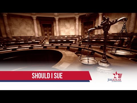 Should I Sue? | Texas Personal Injury Lawyers | Jim Adler & Associates