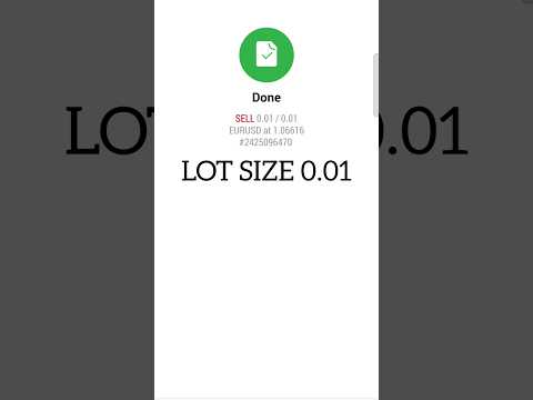 Forex Trading with lot size 0.01 | Forex trading in currency pairs | EUR / USD trading #shorts