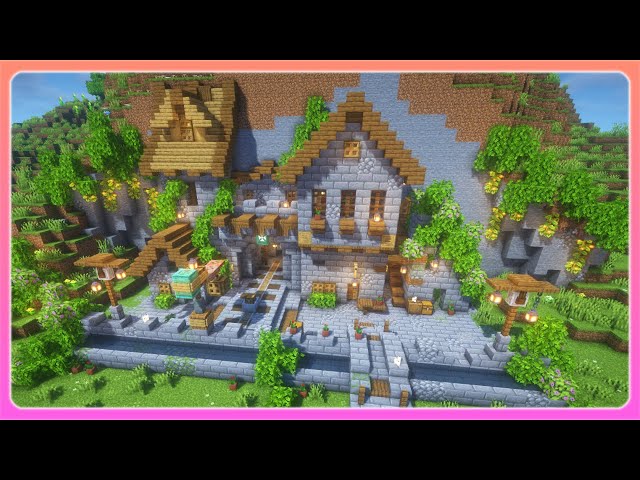 Mining Village, Village with Mine Entrance Minecraft Map