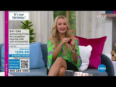GoHearing Prime Rechargeable Hearing Aids with Accessori...