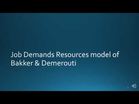 The Job Demands Resources Model of Bakker en Demerouti – Werk Welzijn ...